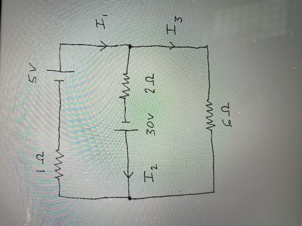Solved Determine the currents I1, I2, I3 in the three | Chegg.com Solved Determine the currents I1, I2, I3 in the three | Chegg.com