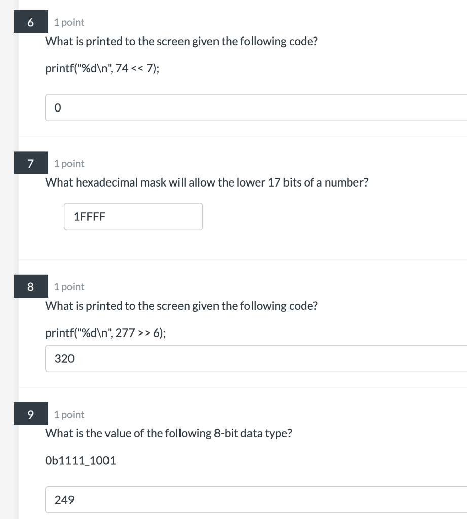 Solved I have attempted every part. Please explain each | Chegg.com