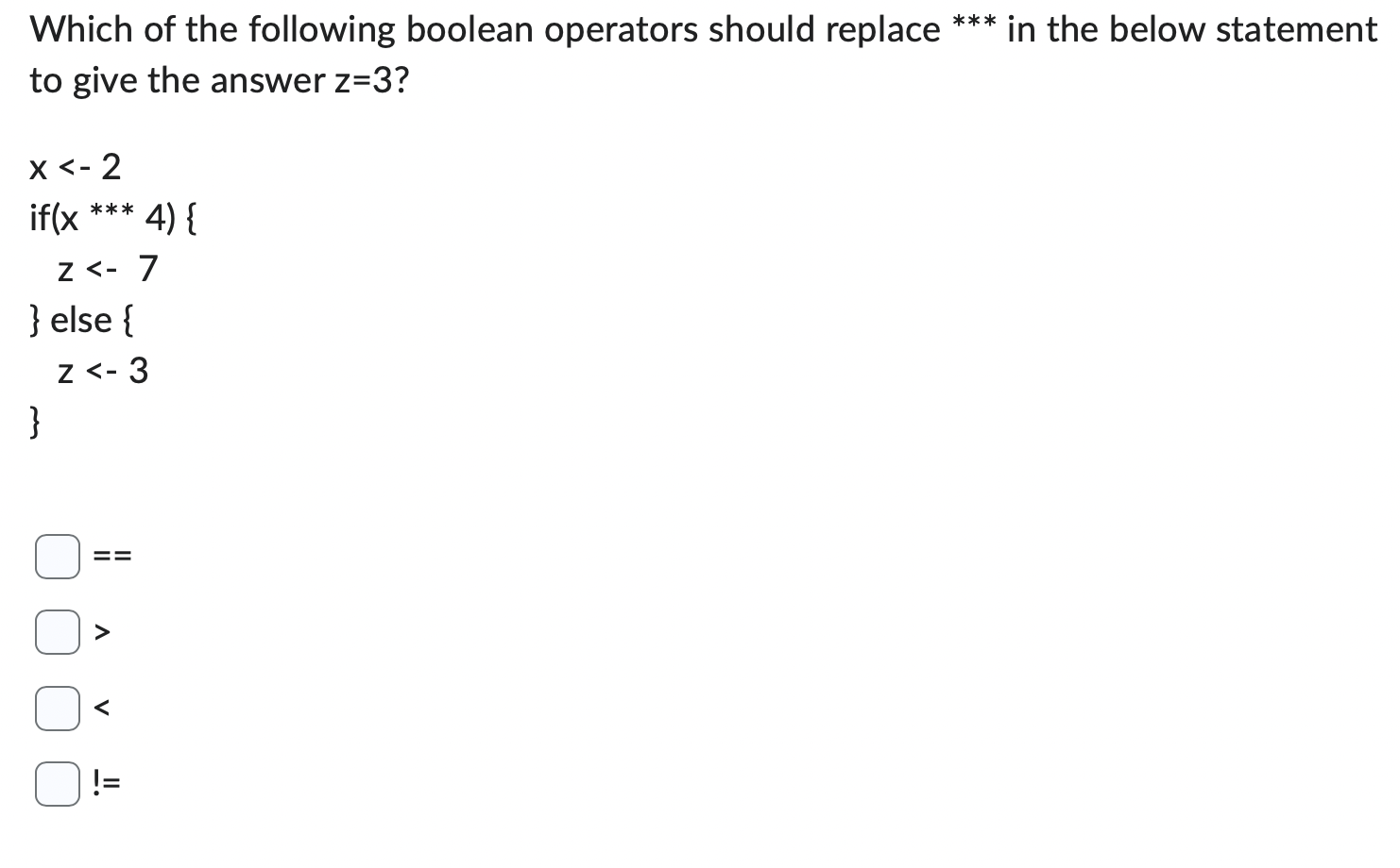 Solved Which of the following boolean operators should | Chegg.com