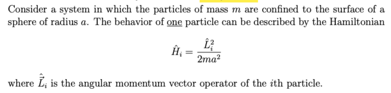 Solved Now assume the system contains two identical spin 1/2 | Chegg.com