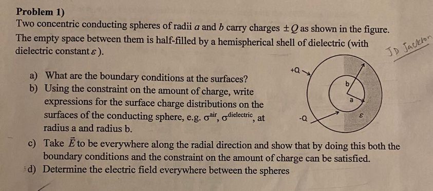 Solved Problem 1a and b ﻿carry charges | Chegg.com