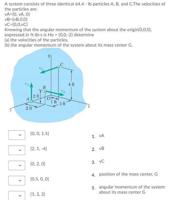 Solved A system consists of three identical 64.4 - Ib | Chegg.com