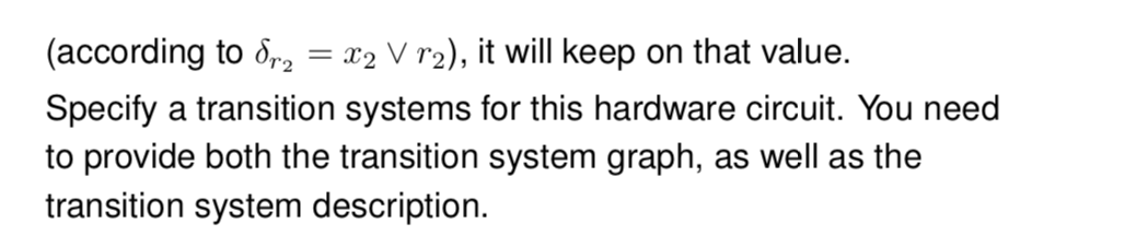 Solved For the following sequential hardware circuit, | Chegg.com