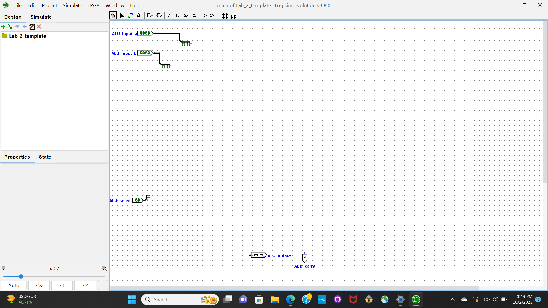 Solved For this lab you will implement a basic 4-bit ALU. | Chegg.com