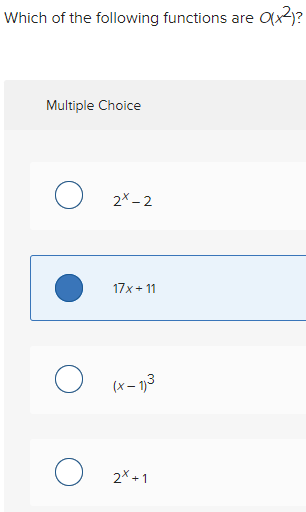Solved Which of the following functions are : 01x?? Multiple | Chegg.com
