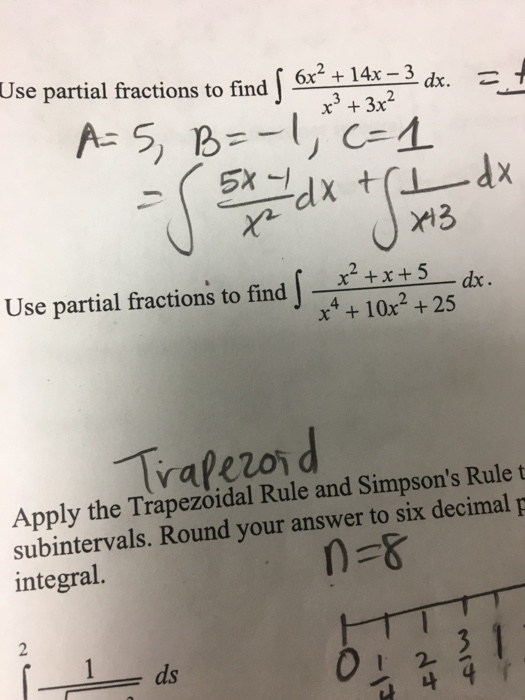 Solved Use partial fractions to find! 6x?14X-3 d. 6x2 + | Chegg.com