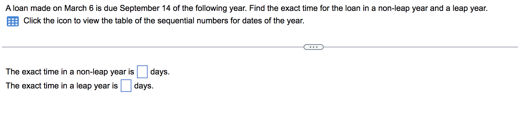 Solved A loan made on March 6 is due September 14 of the | Chegg.com