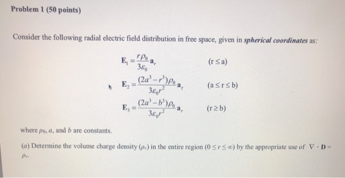 Solved Problem 1 (50 points) Consider the following radial | Chegg.com Solved Problem 1 (50 points) Consider the following radial | Chegg.com