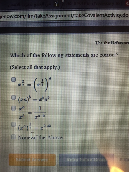 Solved enow.com/ilrn/takeAssignment/takeCovalentActivity.do | Chegg.com