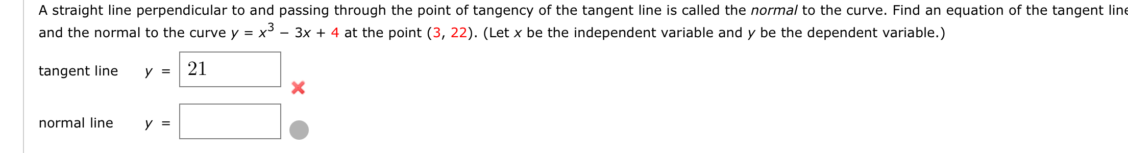 Solved A straight line perpendicular to and passing through | Chegg.com