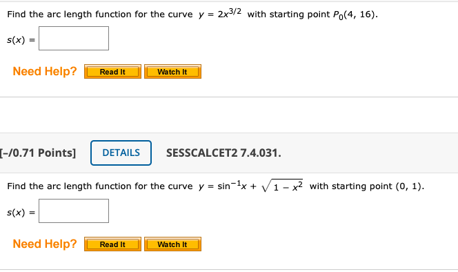 Solved Find the arc length function for the curve y = 2x3/2 | Chegg.com