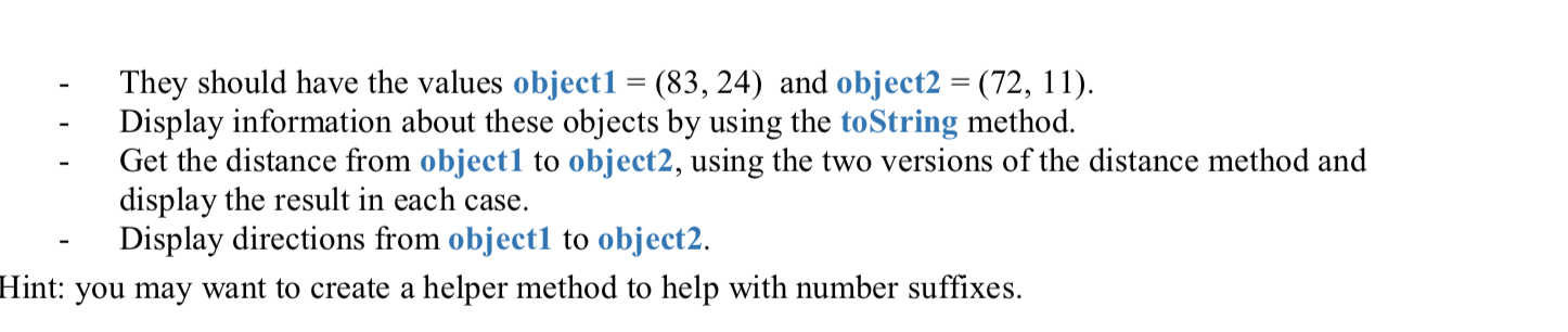 Solved You are to design a class to model a location in a | Chegg.com
