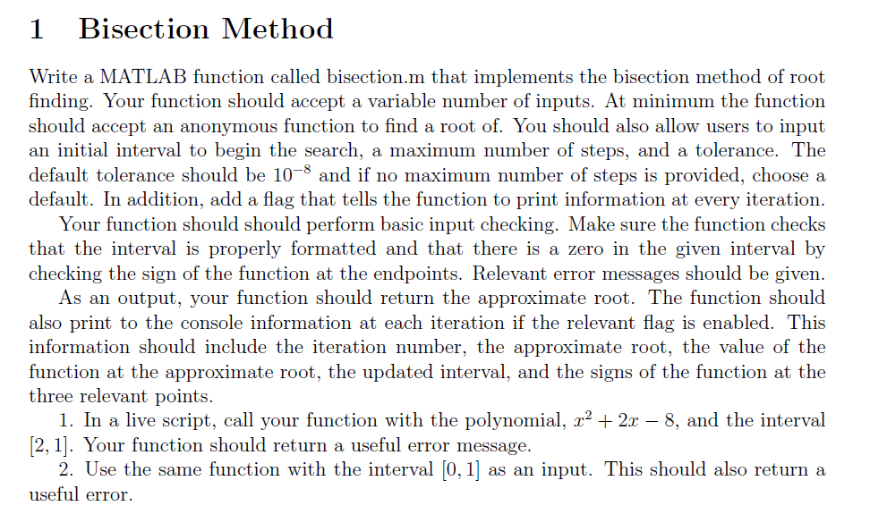 Solved Would you help me with this MATLAB question? I also | Chegg.com