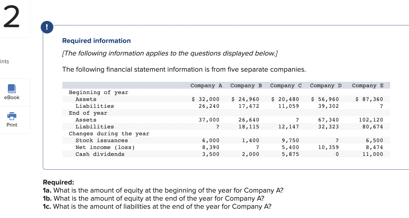 Solved i need the following information --- 1a. What is | Chegg.com