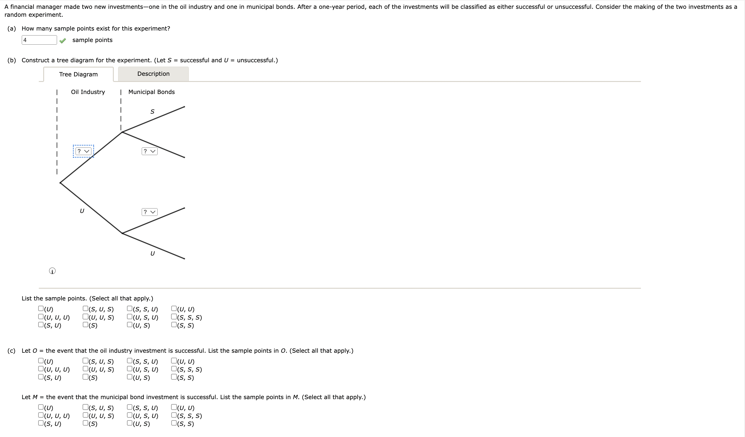 Solved Random Experiment A How Many Sample Points Exist 