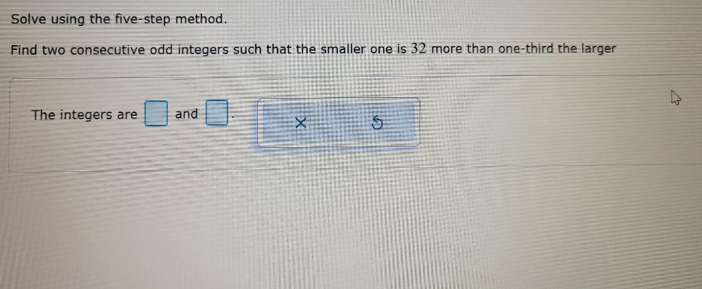 Solved Solve using the five-step method. Find two | Chegg.com