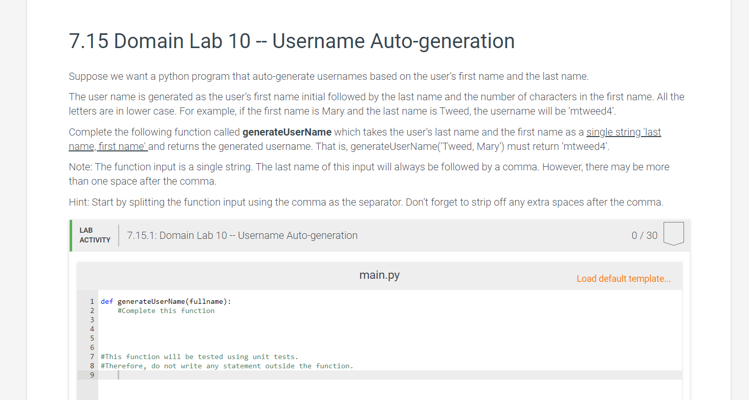 Solved Develop mode Submit mode submit your program for | Chegg.com