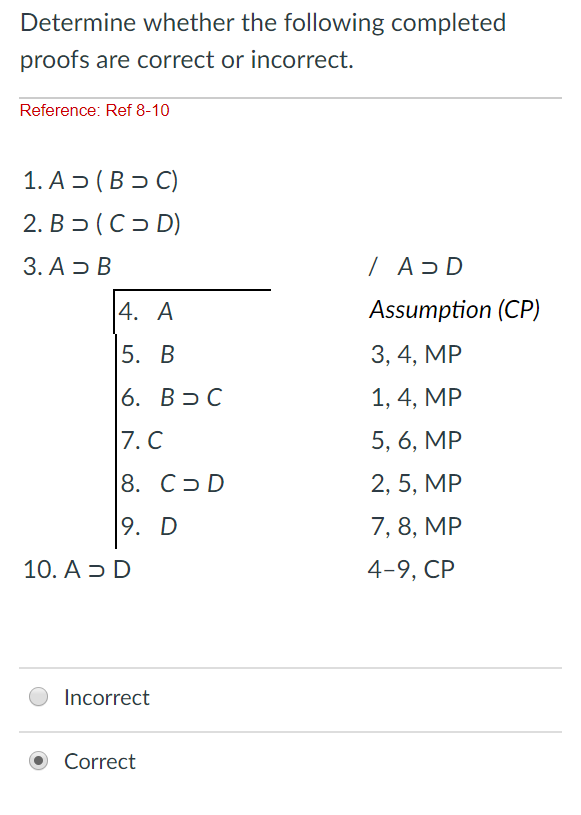 Solved Determine whether the following completed proofs are | Chegg.com