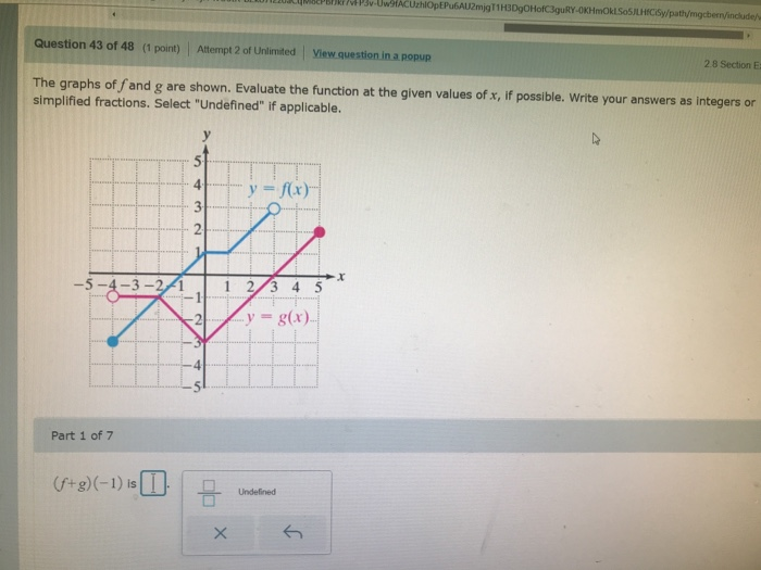 Solved Question 43 of 48 (1 point) Attempt 2 of Unlimited | Chegg.com