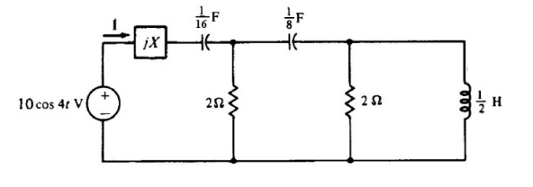 Solved Calculate the "X" reactance such that the impedance | Chegg.com