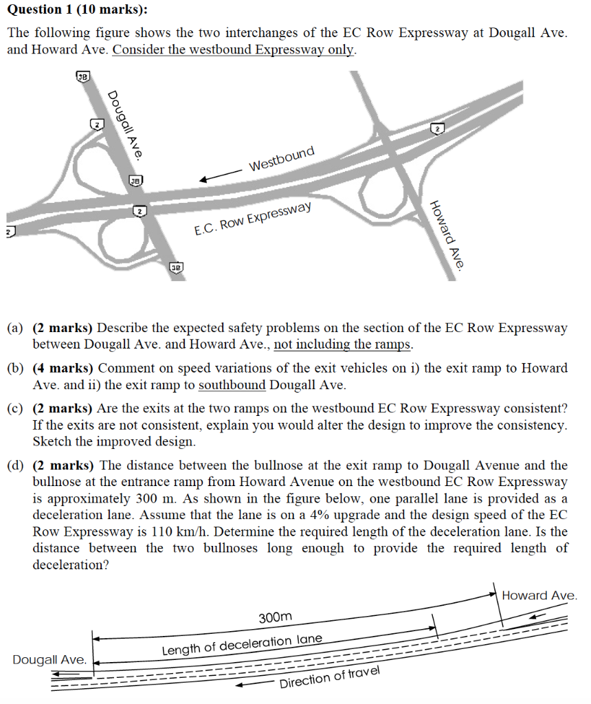 Solved Question 1 (10 marks): The following figure shows the | Chegg.com