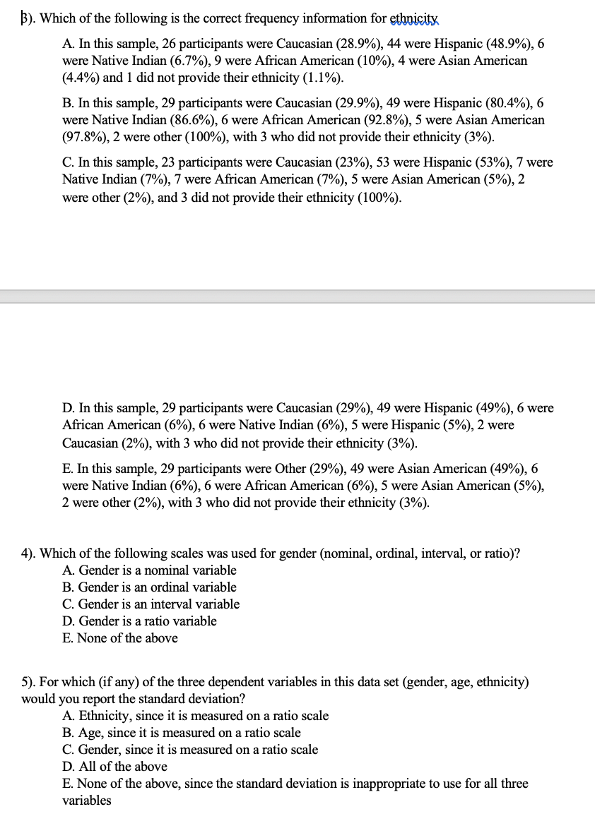 Solved Crash Course In. Statistics - Descriptive Statistics | Chegg.com