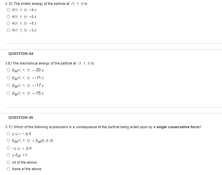 Solved A 2- kg particle is acted upon by a single | Chegg.com