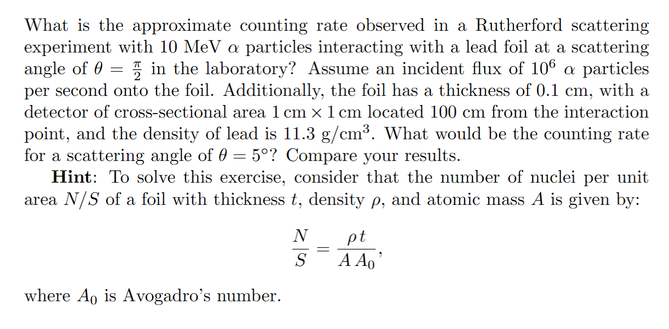 Solved What is ﻿the approximate counting rate observed in ﻿a | Chegg.com