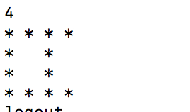 Solved This program is supposed to make a NxN box when you | Chegg.com