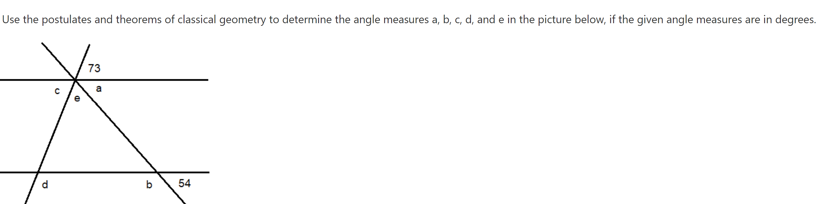 Solved Use the postulates and theorems of classical geometry | Chegg.com