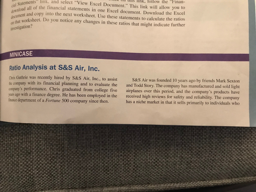 Solved QUESTION: Take a closer look at S&S Air’s ROE through | Chegg.com