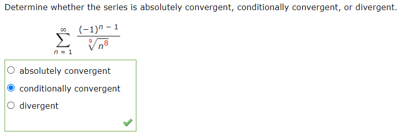 Solved Determine whether the series is absolutely | Chegg.com