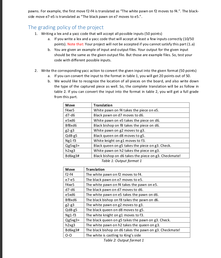 Solved Cse 351 Programming Languages Term Project In This 4778