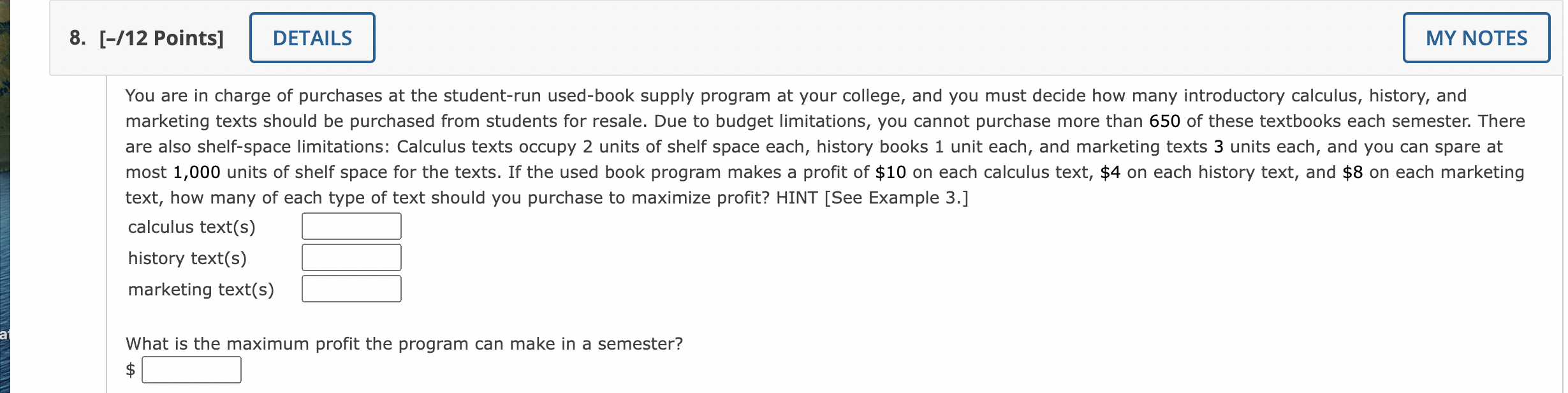 Solved You are in charge of purchases at the student-run | Chegg.com