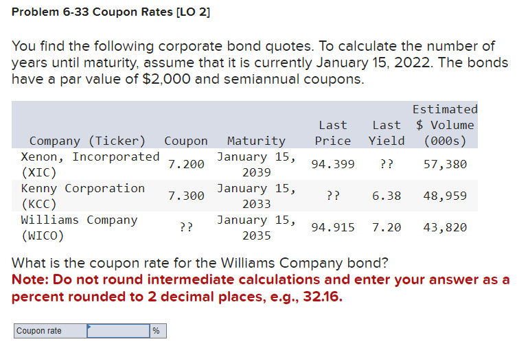 Solved You find the following corporate bond quotes. To | Chegg.com