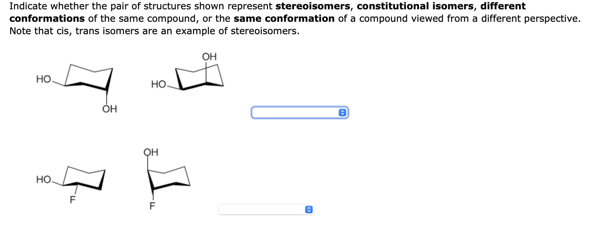 Solved Indicate whether the pair of structures shown | Chegg.com