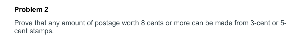 Solved Problem 1 Prove by induction that for any nonnegative | Chegg.com