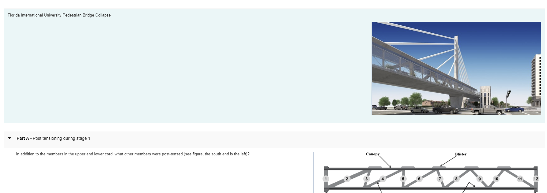 Florida International University Pedestrian Bridge | Chegg.com