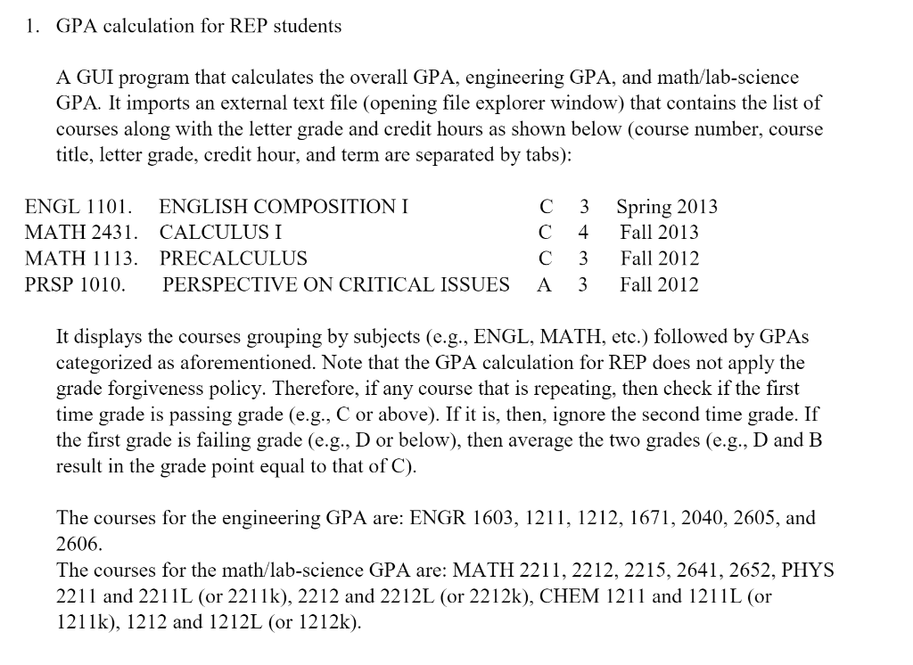 Solved This will need to be a GUI Program and the code will | Chegg.com