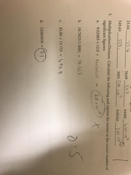 Solved 23.64 23 549.65 54.68-5ta- 64400 5003 5,004- 0.00345 | Chegg.com