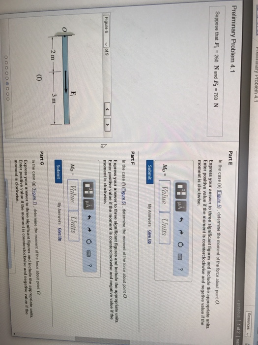 Solved E 10 4144 Preliminary Problem 4.1 Preliminary Problem | Chegg.com