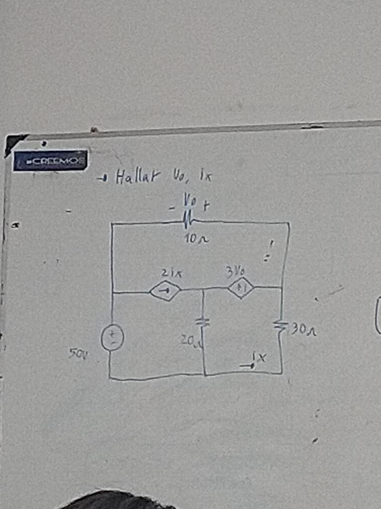 Solved find v0 and ix by the method of lck and lvk | Chegg.com