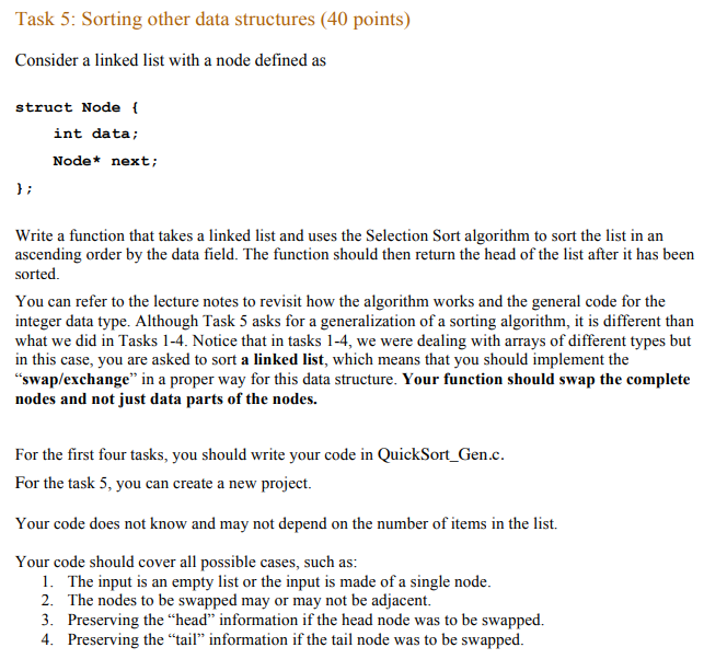 Solved Tasks 1. Implement Quick Sort for an array of string. | Chegg.com Solved Tasks 1. Implement Quick Sort for an array of string. | Chegg.com