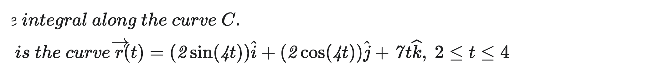 Solved Evaluate the line integral along the curve C. | Chegg.com