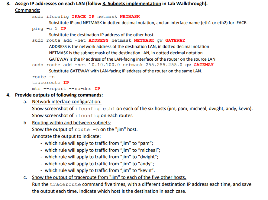 Solved 1. Design subnets for three LANs with constraints: | Chegg.com