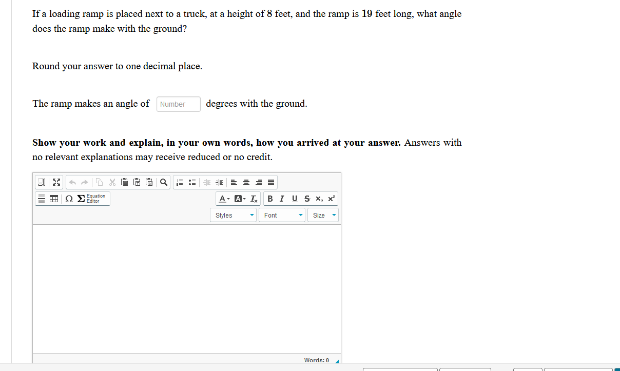 Solved If a loading ramp is placed next to a truck, at a | Chegg.com