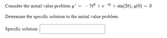 Solved Consider the initial value problem | Chegg.com