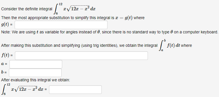 Solved 5" 2V 127 – Consider the definite integral dr Then | Chegg.com