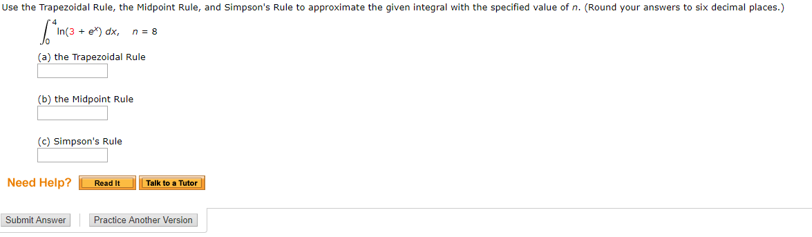 Solved Use the Trapezoidal Rule, the Midpoint Rule, and | Chegg.com