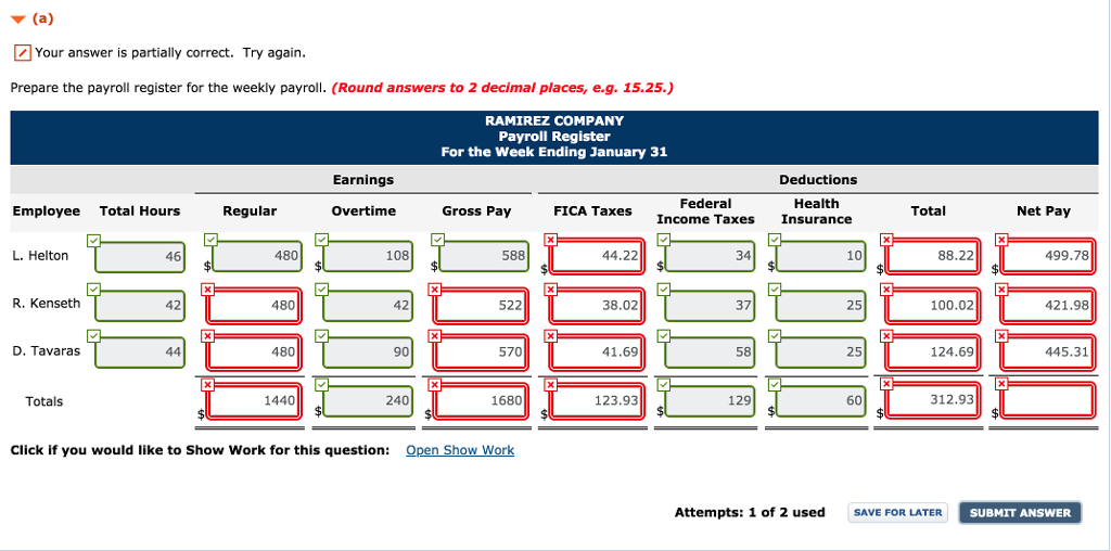 Solved Exercise I-3 (Part Level Submission) Ramirez Company | Chegg.com